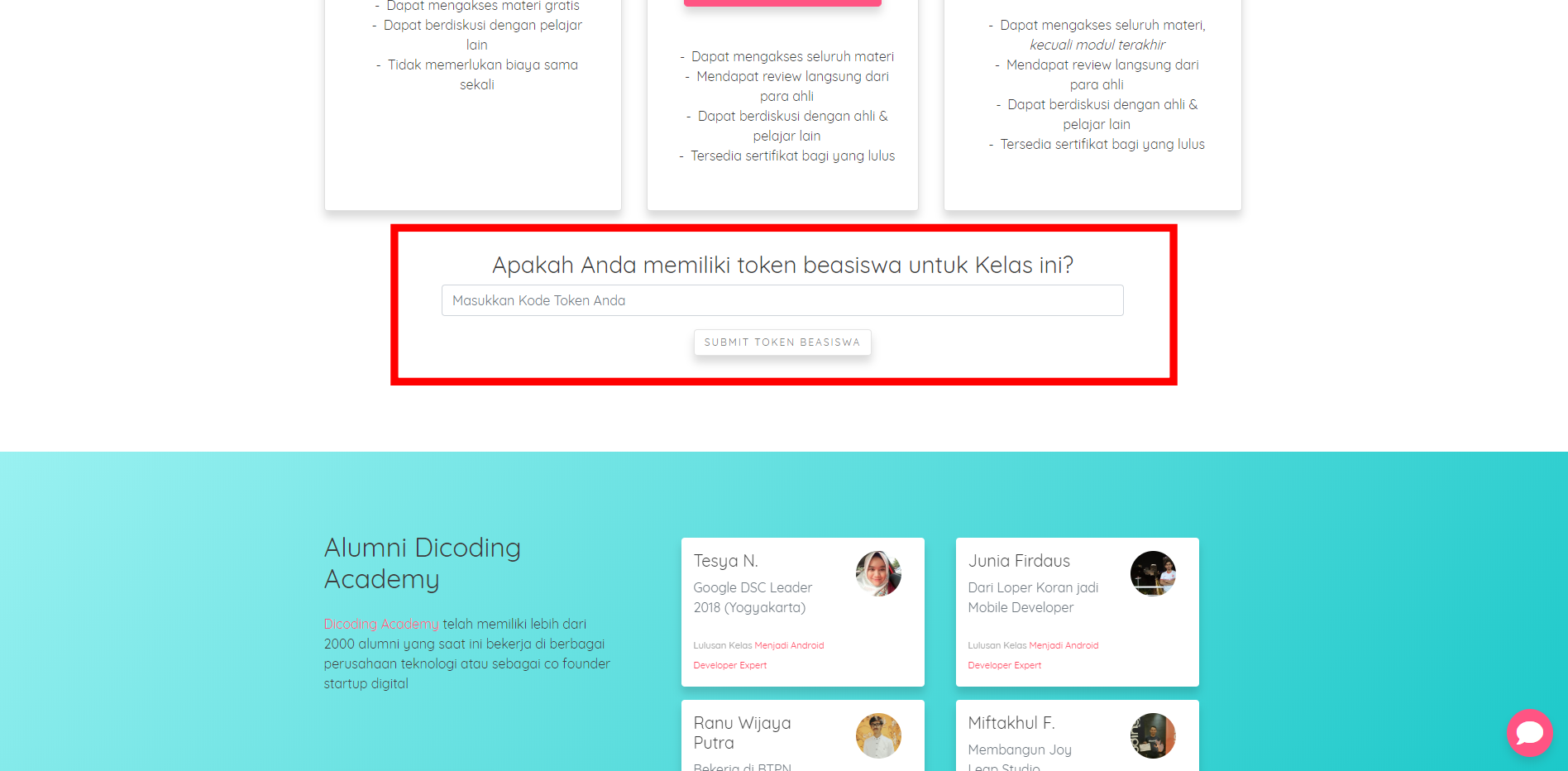 Bagaimana cara memasukkan token Academy? – Dicoding's Help | Dicoding's ...