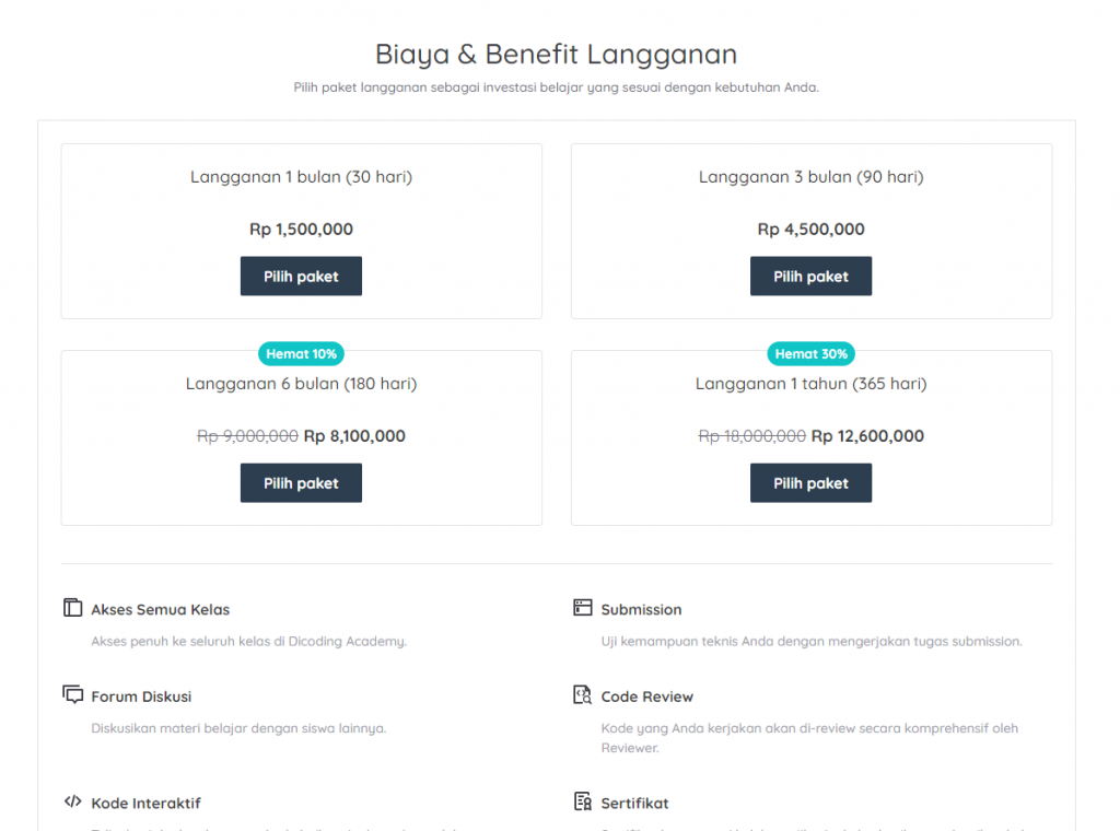 Bagaimana Cara Berlangganan Kelas Dicoding? – Dicoding's Help ...