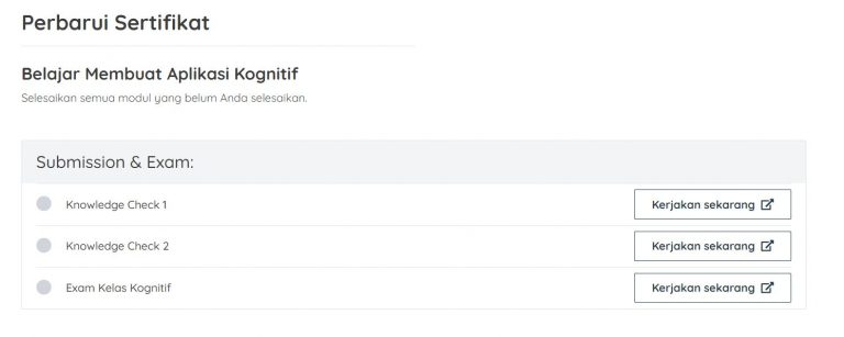 Cara Perbarui Sertifikat Kelas – Dicoding's Help | Dicoding's Help