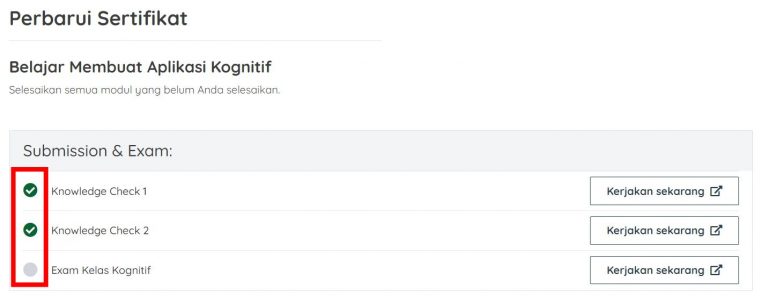 Cara Perbarui Sertifikat Kelas – Dicoding's Help | Dicoding's Help