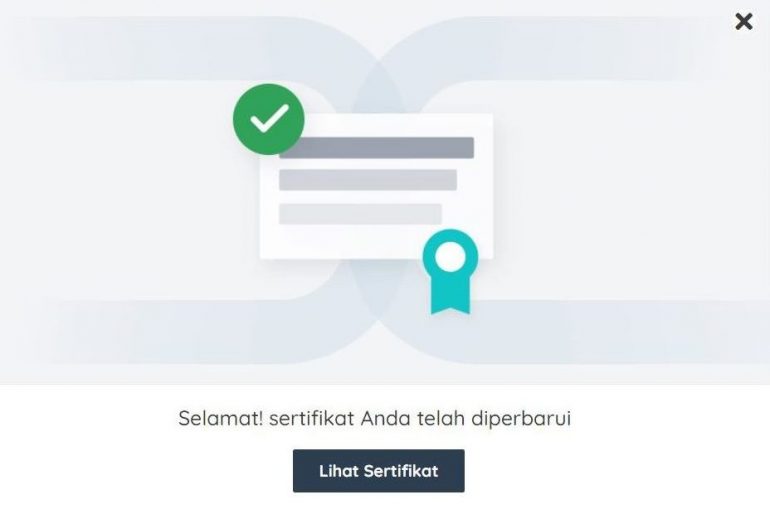Cara Perbarui Sertifikat Kelas – Dicoding's Help | Dicoding's Help