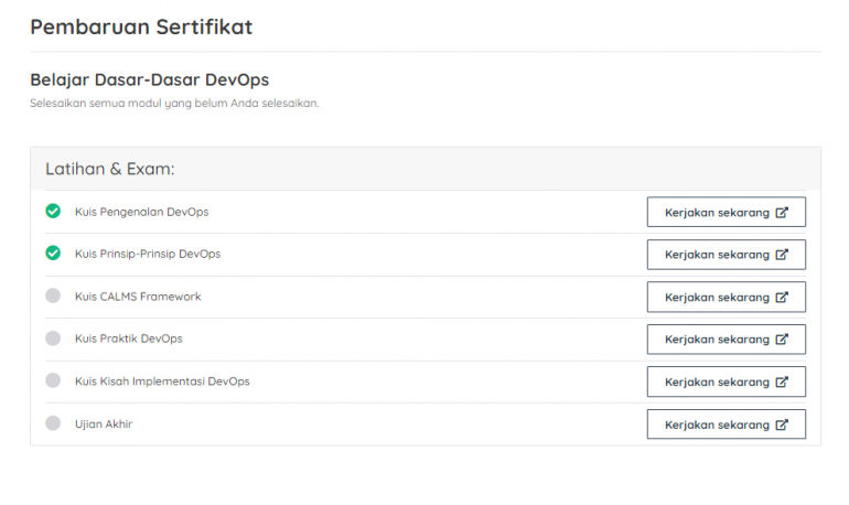 Cara Perbarui Sertifikat Kelas – Dicoding's Help | Dicoding's Help