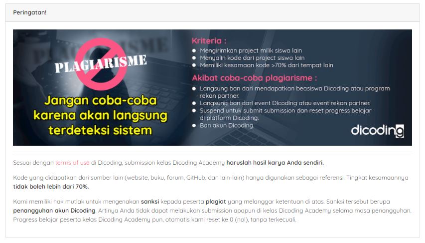 Cara Submit Tugas Kelas – Dicoding's Help | Dicoding's Help