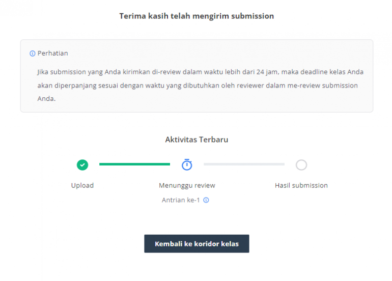 Cara Submit Tugas Kelas – Dicoding's Help | Dicoding's Help
