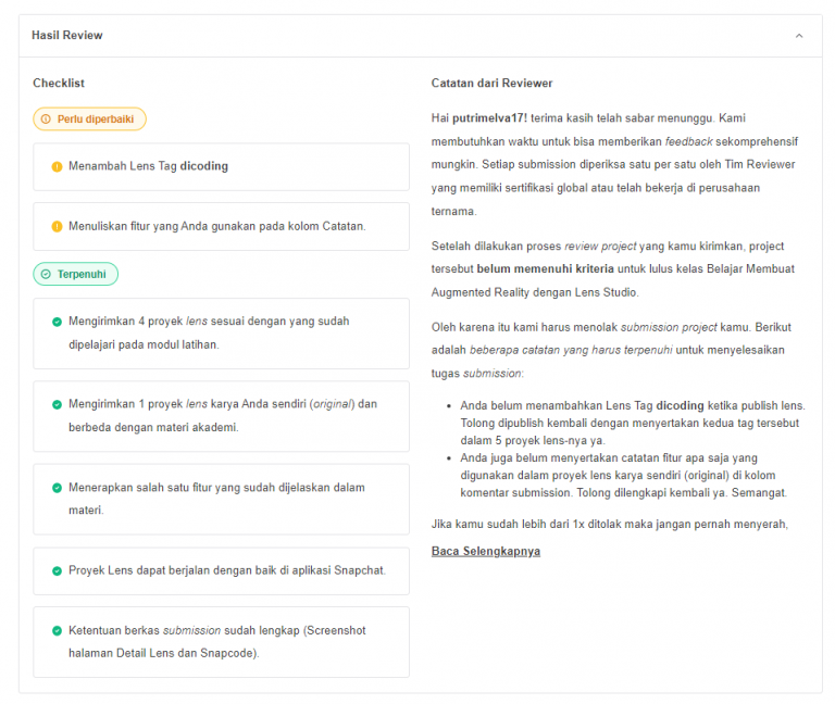 Cara Submit Tugas Kelas – Dicoding's Help | Dicoding's Help